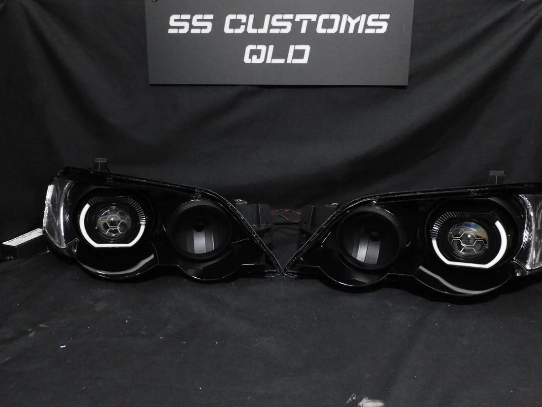 Ford Falcon BA BF XR Quad projectors | SS Customs QLD