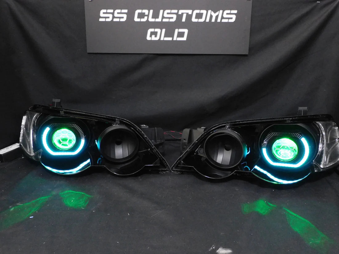 Ford Falcon BA BF XR Quad projectors | SS Customs QLD