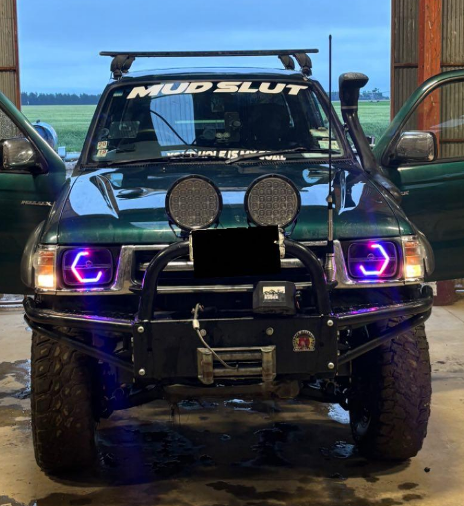 7x5 Mini Bi-LED Projector Custom Headlights - Hex | SS Customs QLD