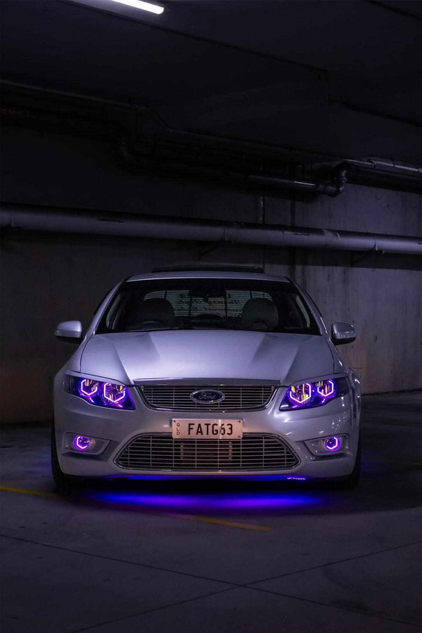 FG Falcon GT G6E XT LED Bulbs Bright Blue LED Interior Light Kit For ...