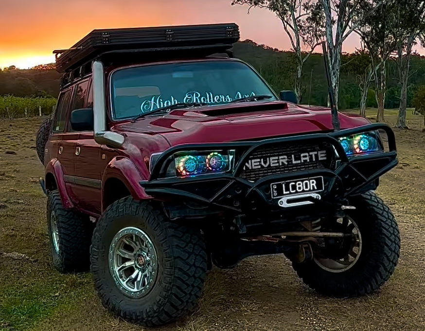 Landcruiser 80 Series Quad projectors | SS Customs QLD