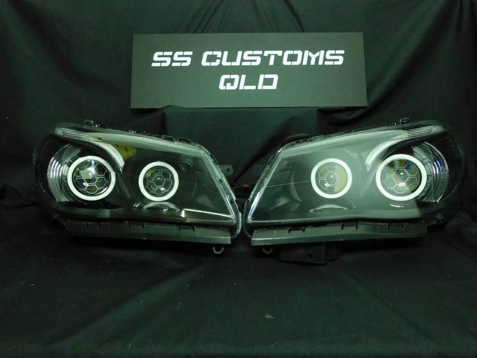 Holden VF Commodore blacked out Custom Headlights | SS Customs QLD
