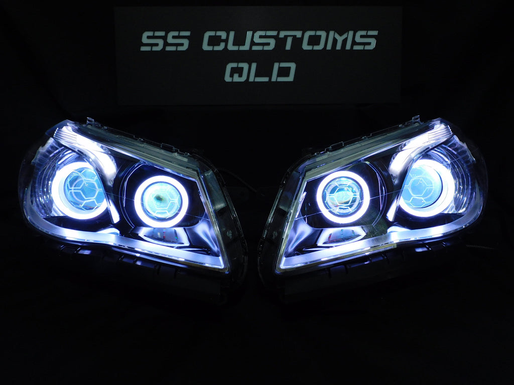 Holden VF Commodore chrome Custom Headlights | SS Customs QLD